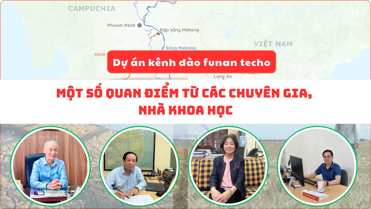 Tin tức, hình ảnh, video clip mới nhất về dự án kênh đào Funan Techo
