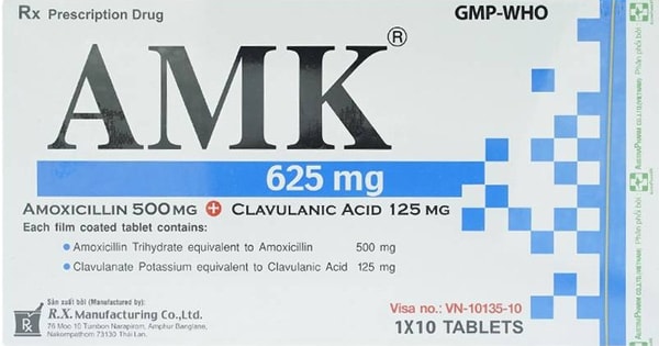 Thu hồi thuốc viên nén AMK 625 của Cty Mebiphar JSC do không đạt tiêu chuẩn