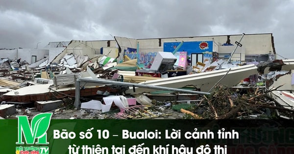 Bão số 10 - Bualoi: Lời cảnh tỉnh từ thiên tai đến khí hậu đô thị